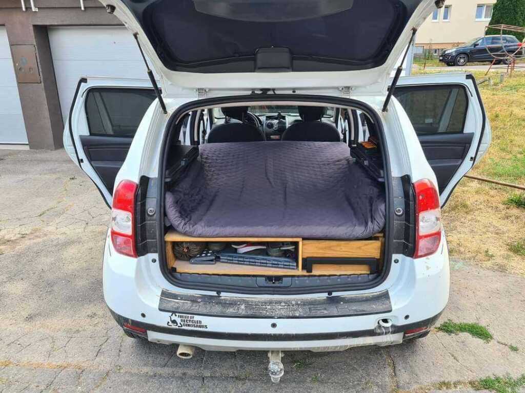 Dacia Duster Camper - Boot size & Camping conversion ideas - Nimble Camper