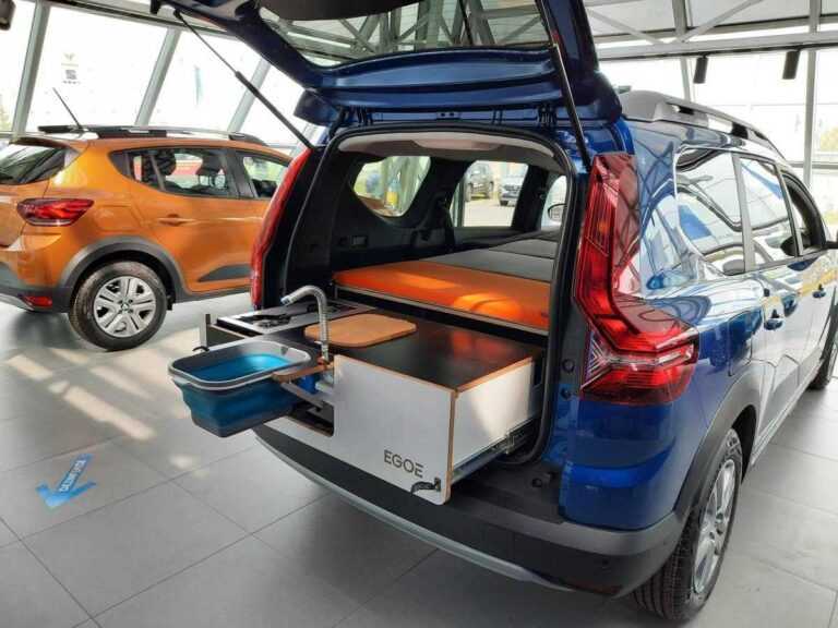 Dacia Jogger camper boot size & Camping conversion ideas - Nimble Camper