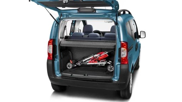Citroen Nemo camper - boot dimensions - Nimble Camper